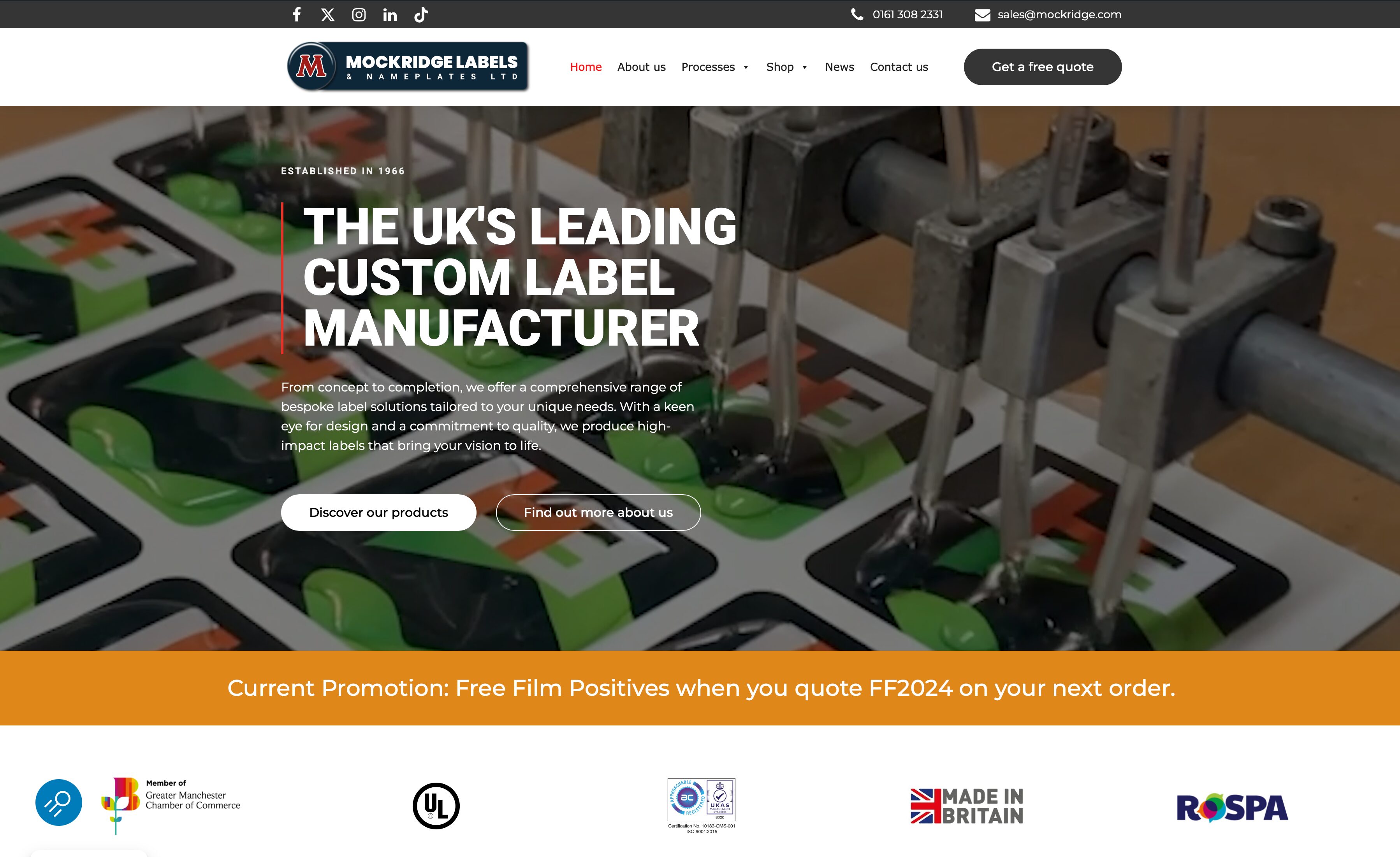 Mockridge Labels Ltd - The Cardiff Leading Label Supplier